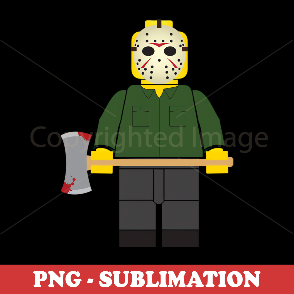 Jason Voorhees - Horror Icon - PNG Sublimation Digital Downl - Inspire ...