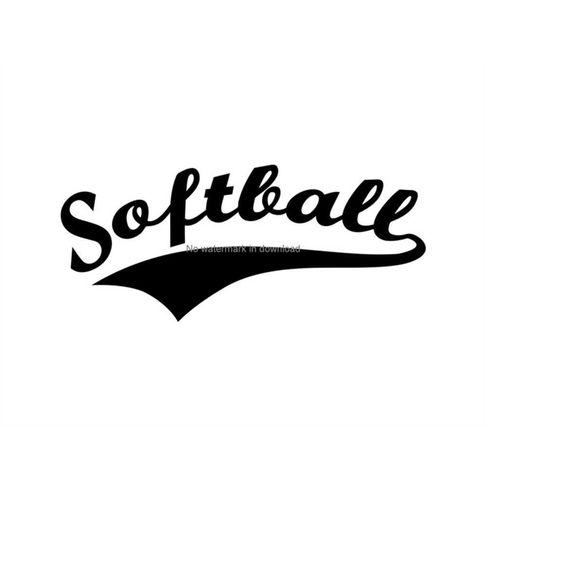 Softball, Printable Images, Softball, Cut Files, Softball, S - Inspire ...