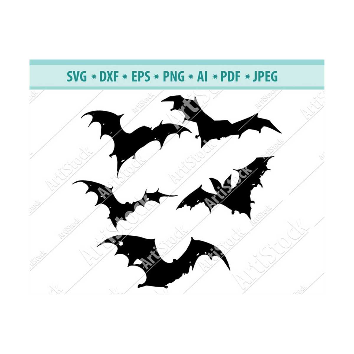Bat Svg Bundle Bat Svg Clipart Bat Cut Files For Silhouet Inspire Uplift