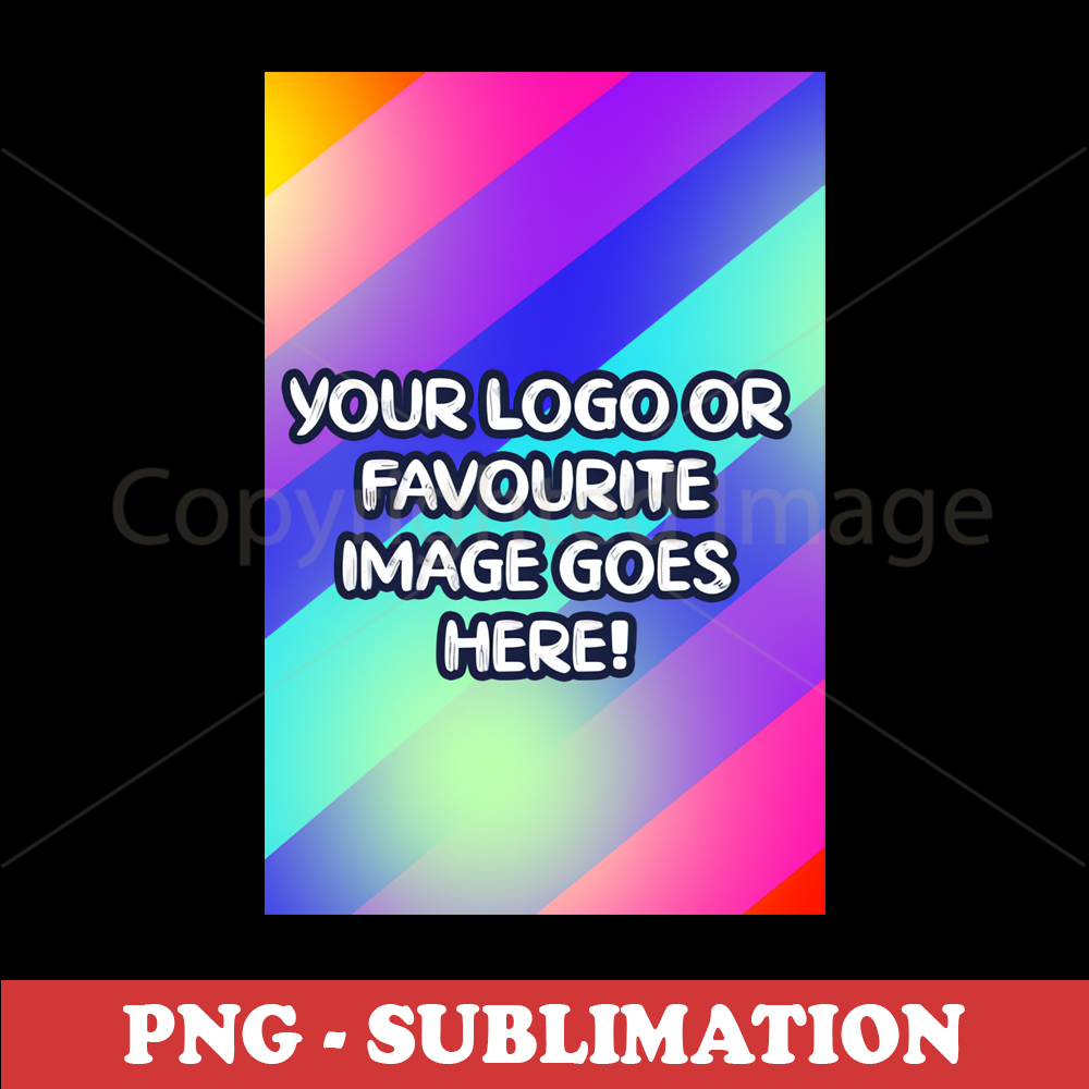 Sublimation PNG Digital Download - Custom Logo or Image T-Sh - Inspire ...