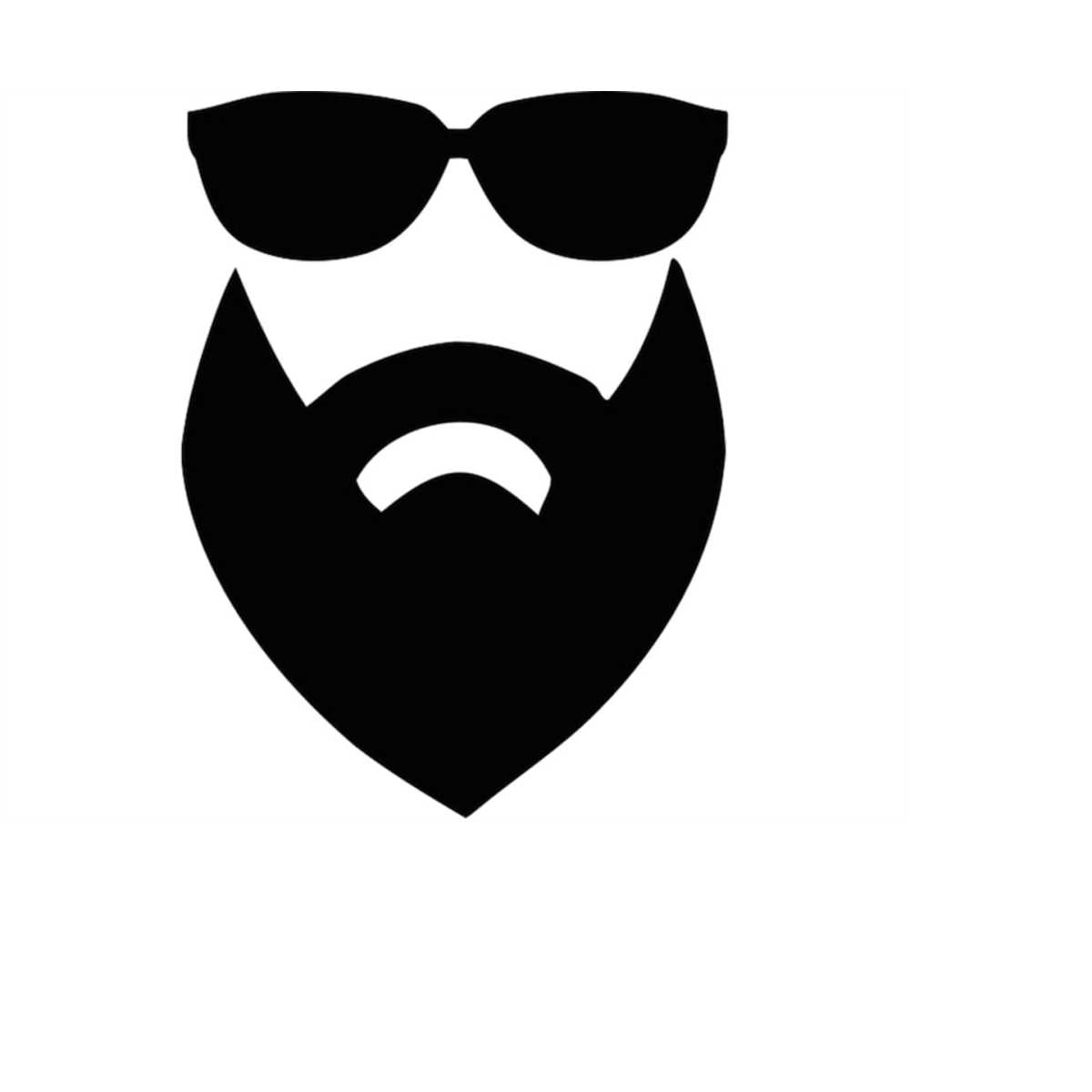 Beard Svg Cutting Image Printable Clipart Beard Picture Vect - Inspire ...