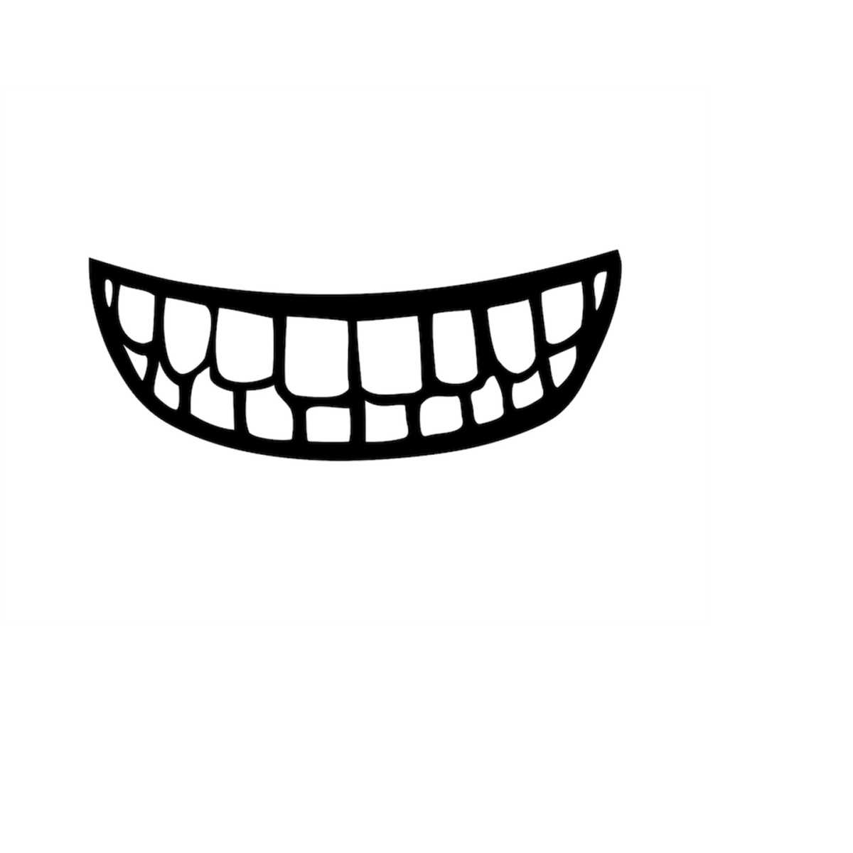 Smile Svg Teeth Svg, Svg Files Silhouette Smile Cut File Smi - Inspire ...