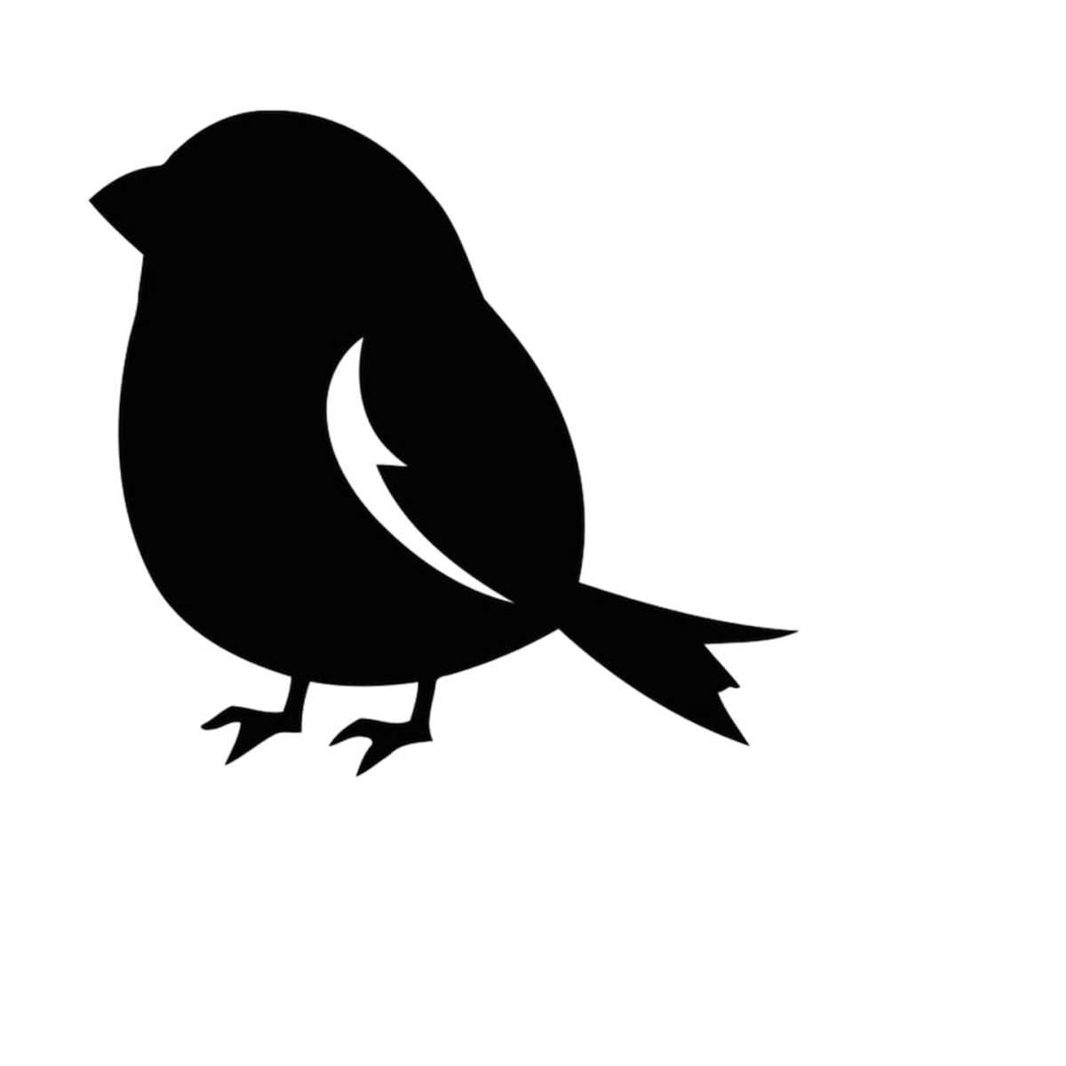 Fat Bird7 Svg Clipart Image Birds Picture PNG Clip Art Print - Inspire ...