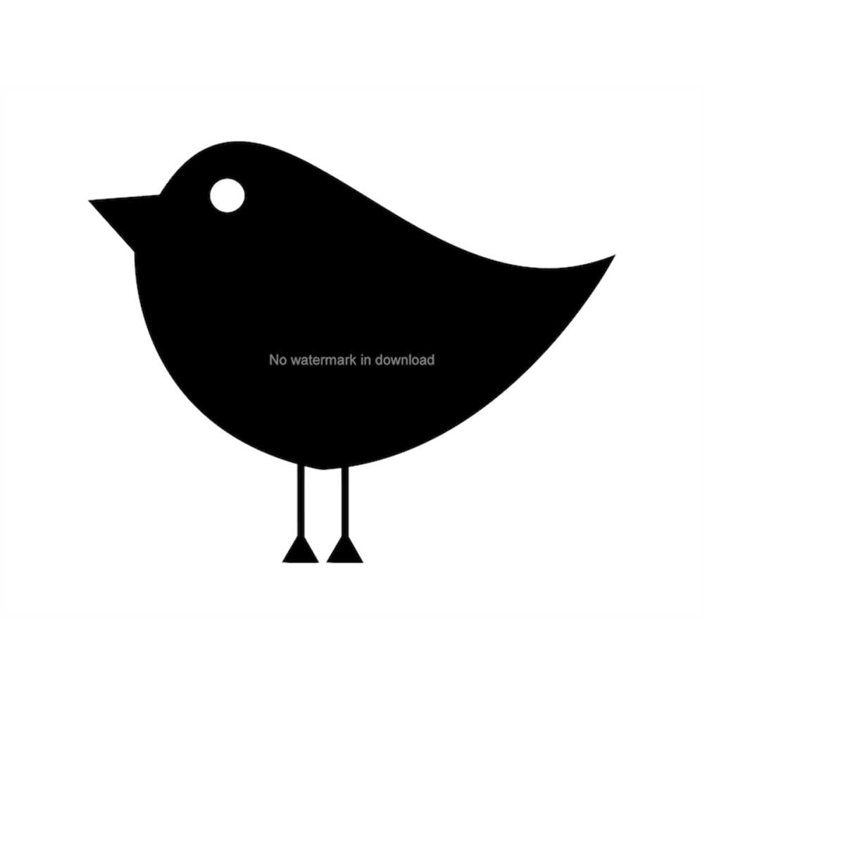 Simple Bird Svg Dxf Png Clipart Image File, Simple Bird Dxf, - Inspire ...
