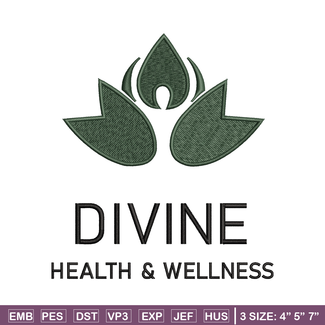 Divine logo embroidery design, Logo embroidery, Embroidery f - Inspire ...