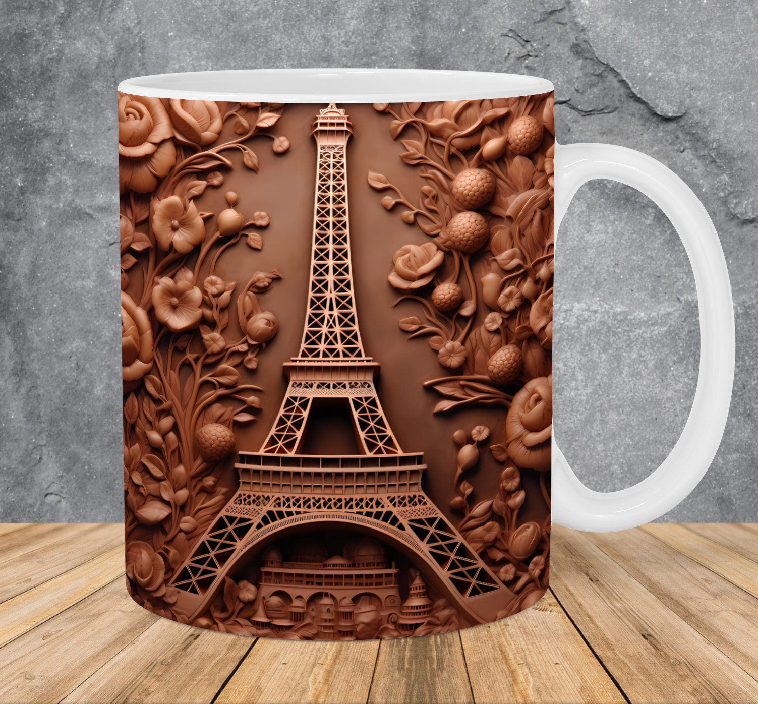3D Library Books Underwater Mug | Inspire Uplift