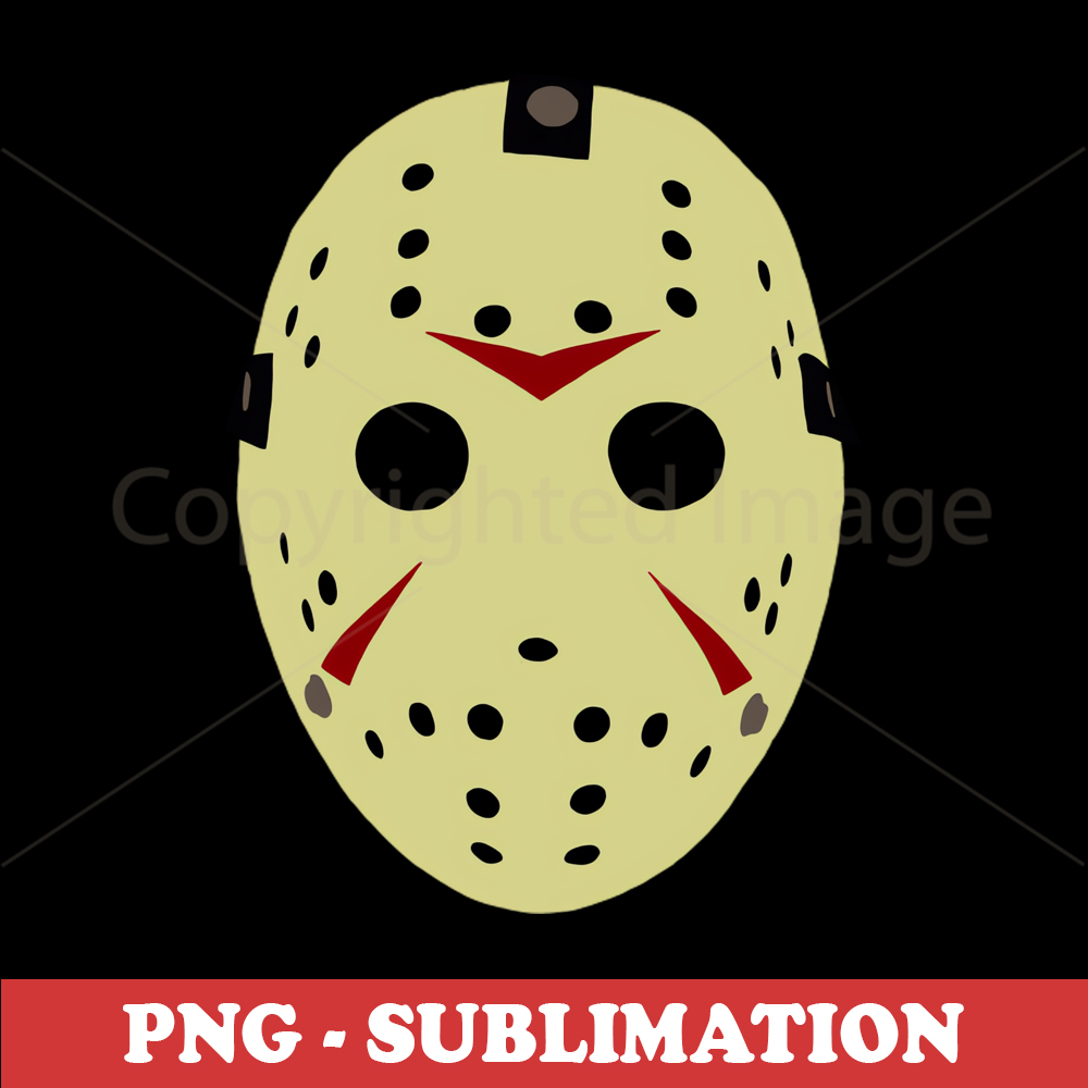 Jasons Mask - Horror Icon - High-Quality Sublimation PNG Dig | Inspire ...