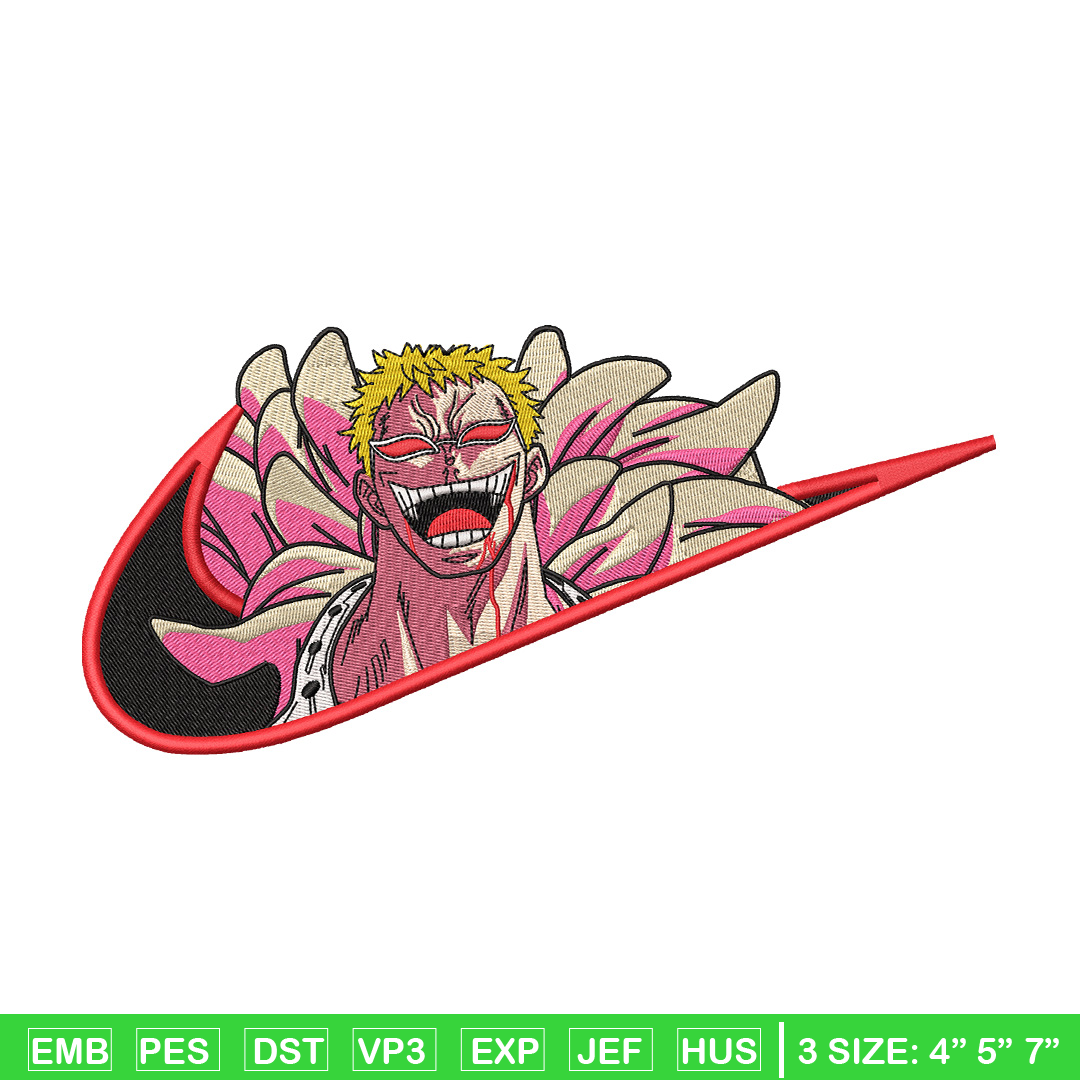 Doffy x nike embroidery design, One piece embroidery, Nike d | Inspire ...