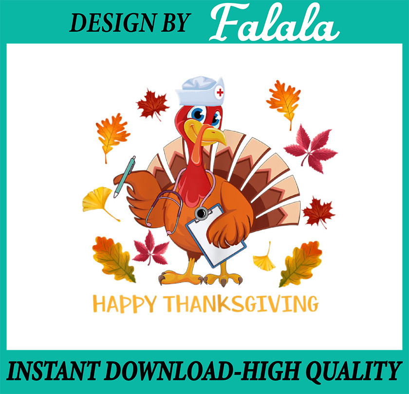 Nurse Turkey PNG- Hospital Thanksgiving Day PNG - Be Gratefu | Inspire ...