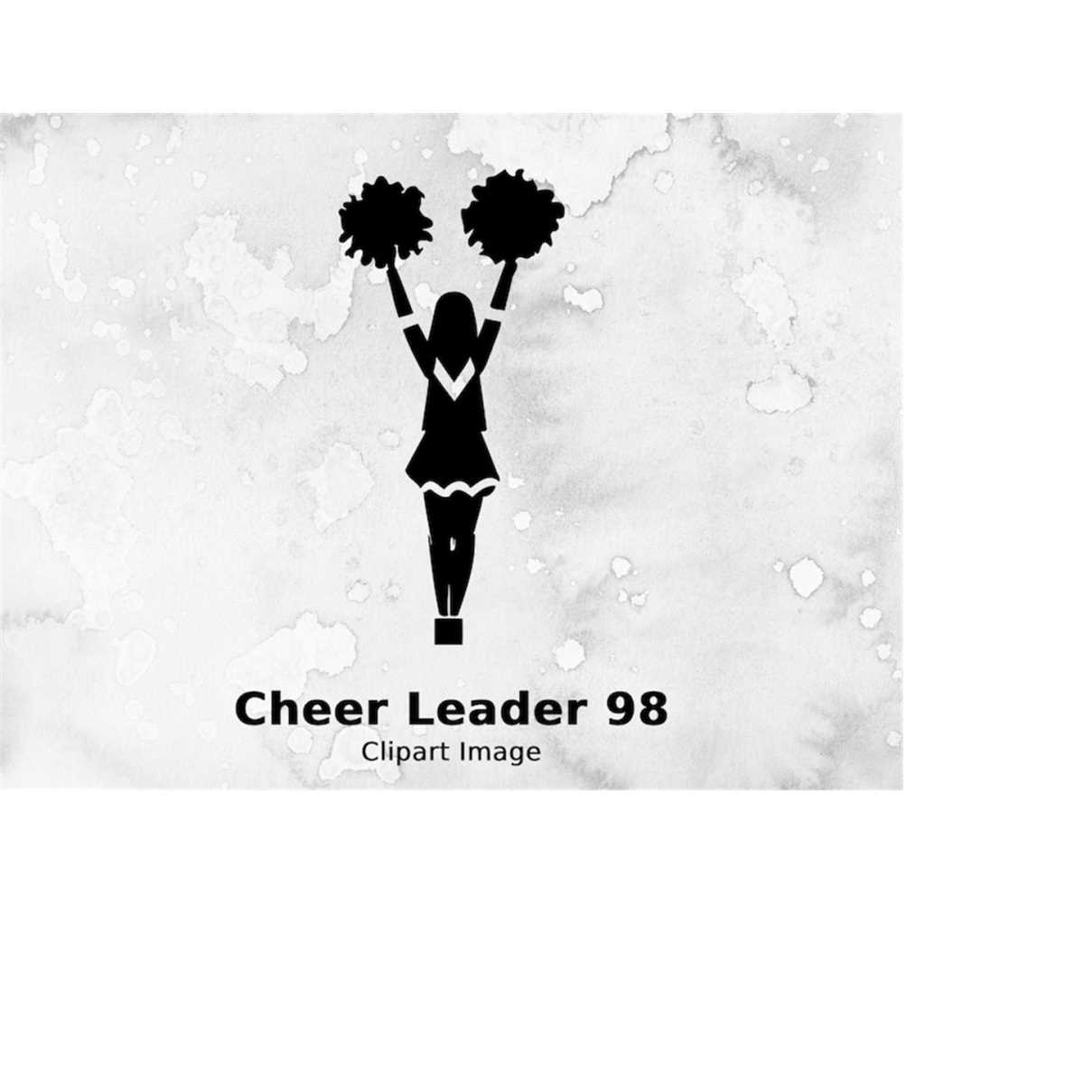 Cheer Leader Clipart Image Digital Download Cheerleader Cli Inspire Uplift