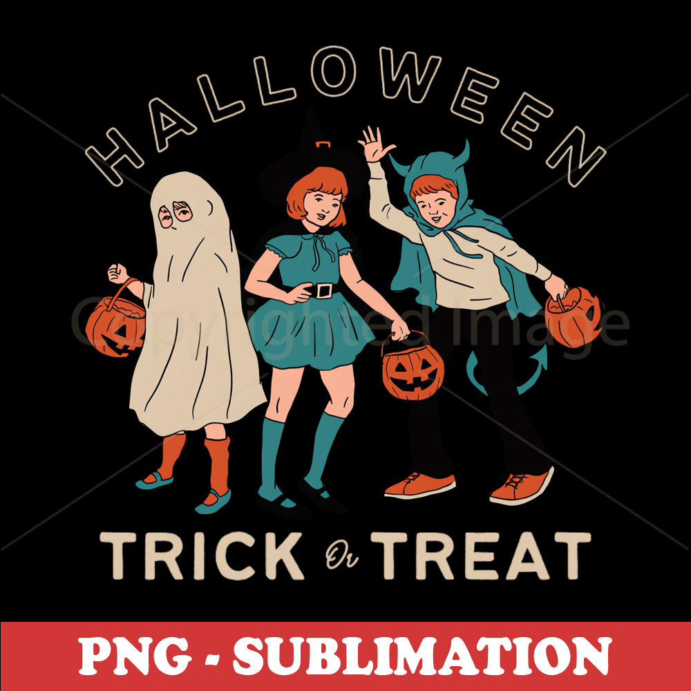 Trick Or Treat - Halloween PNG Digital Download - Spooky Dec - Inspire ...