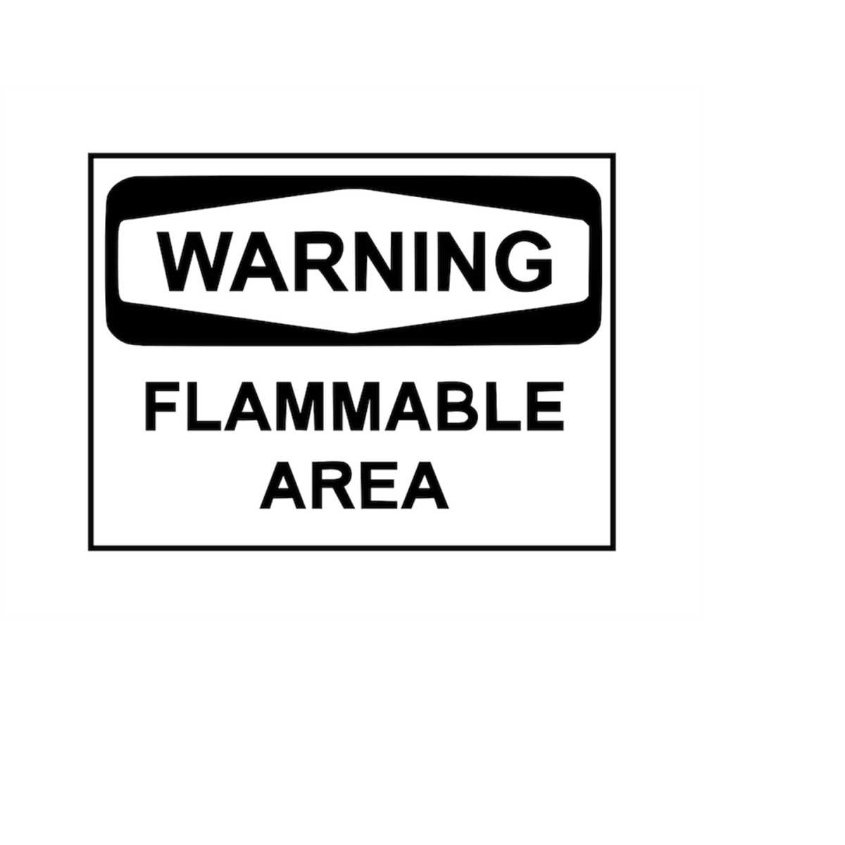 Warning Flammable svg Flammable Sign Svg Clipart Flammable S - Inspire ...
