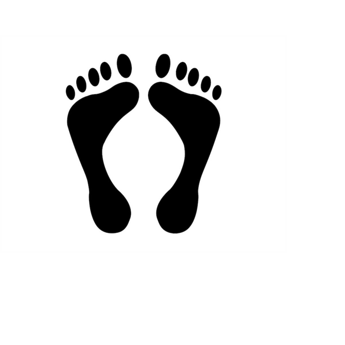 Feet Svg Footprint Svg File Foot Print Svg Foot, Silhouette - Inspire ...