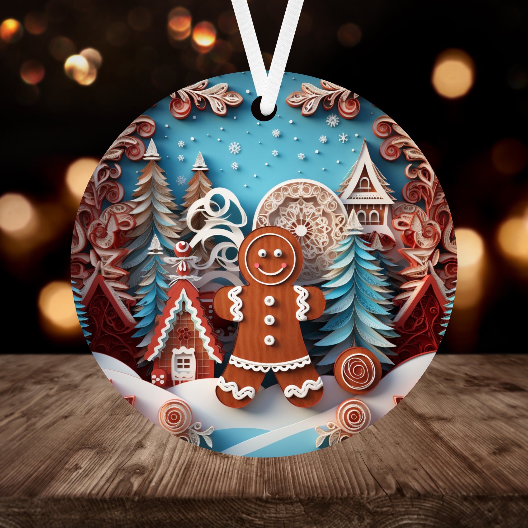 3D Gingerbread Man Ornament | Inspire Uplift