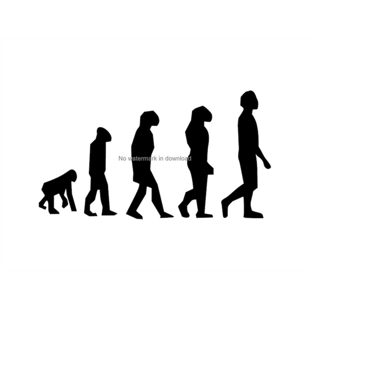 Evolution Svg Cut Files For Cutting, Human Evolution Svg Cli | Inspire ...