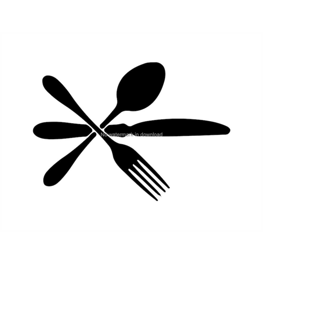 Silverware Svg, Svg Kitchen, Svg Cutting Image, Spoon Svg, F - Inspire ...