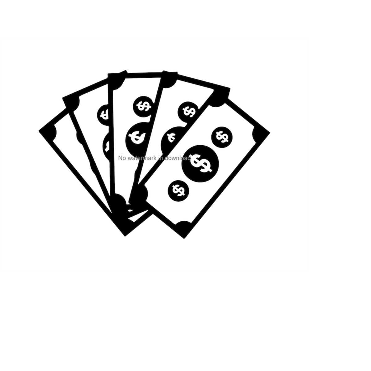 Dollars Svg, Dollar Bills Svg, Cash Svg, Money Cutting File, - Inspire ...