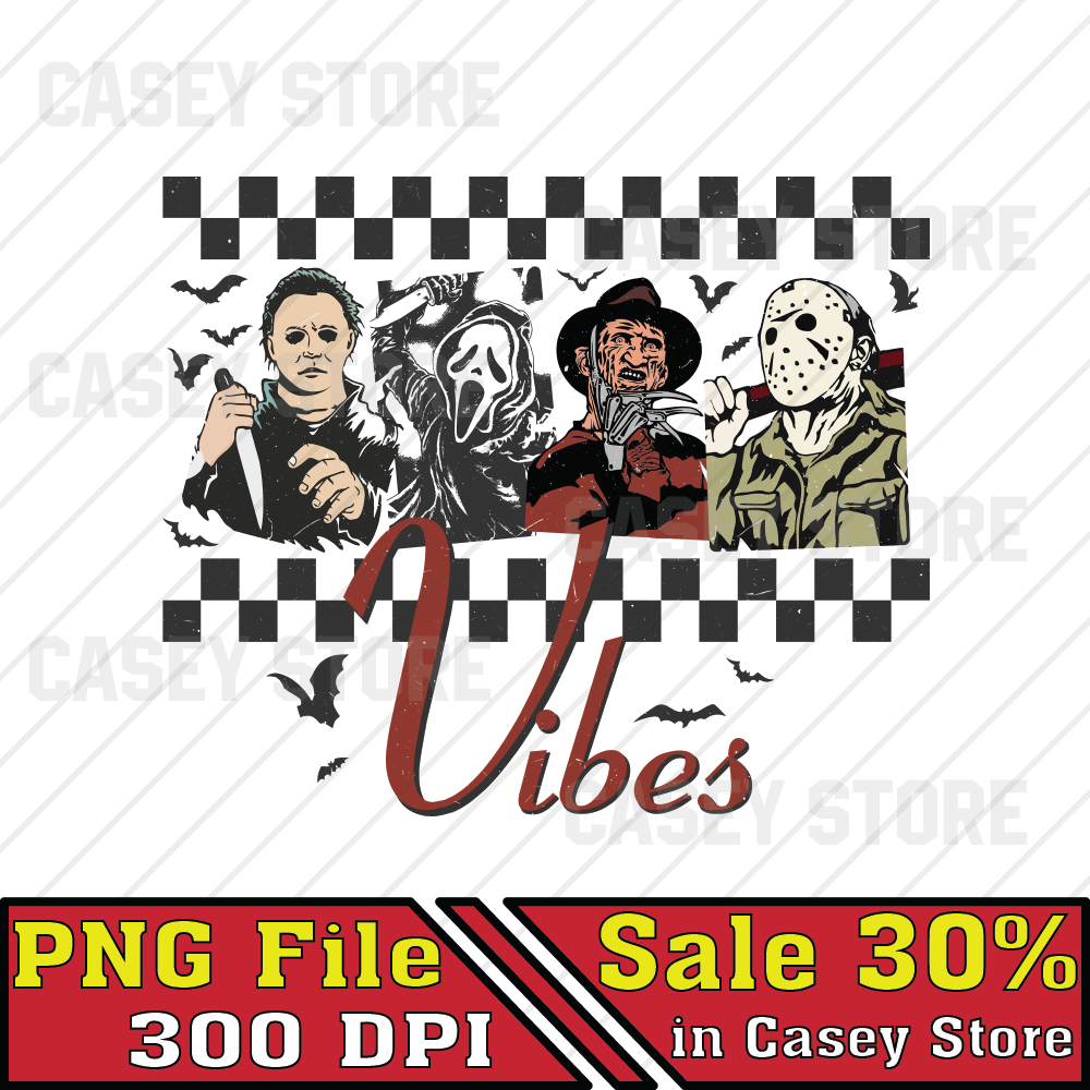 Vibes Halloween Png, Horror Movie Png, Halloween Character P | Inspire ...