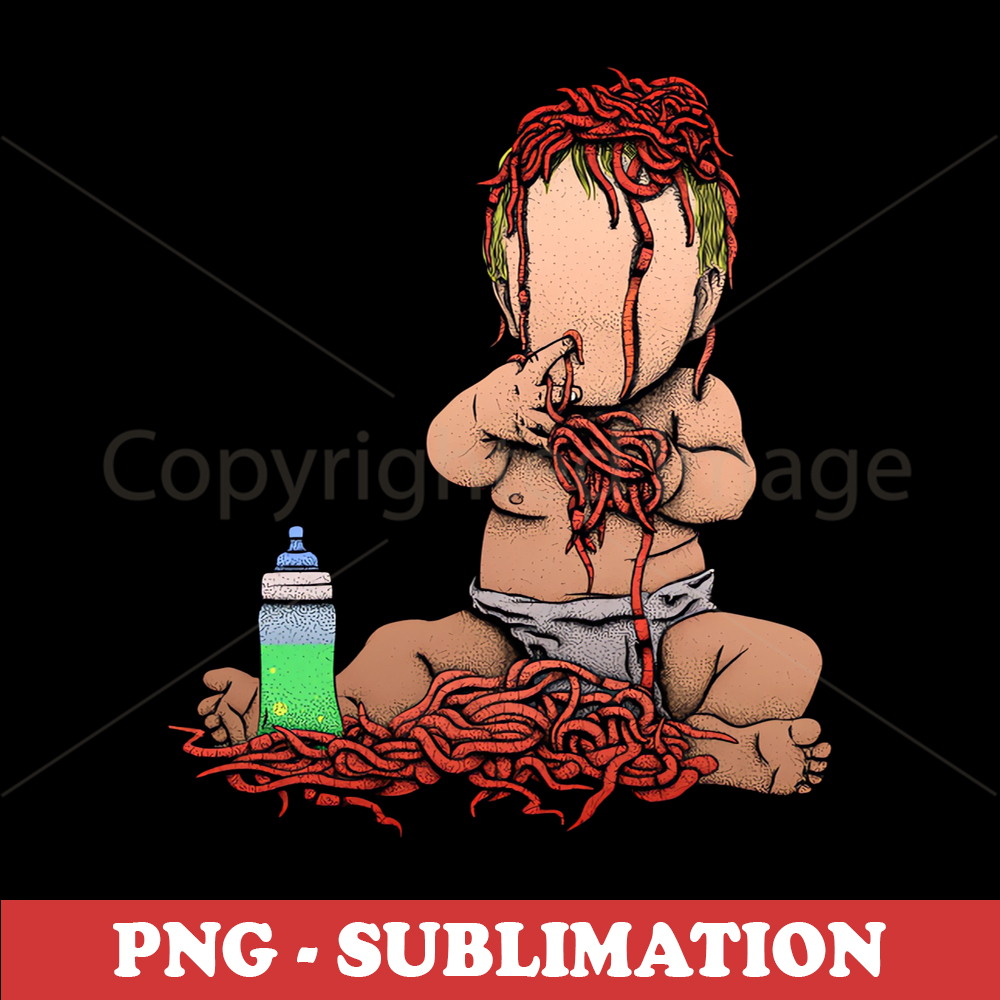 Evil Baby - Creepy Cute PNG Digital Download - Perfect for H - Inspire ...