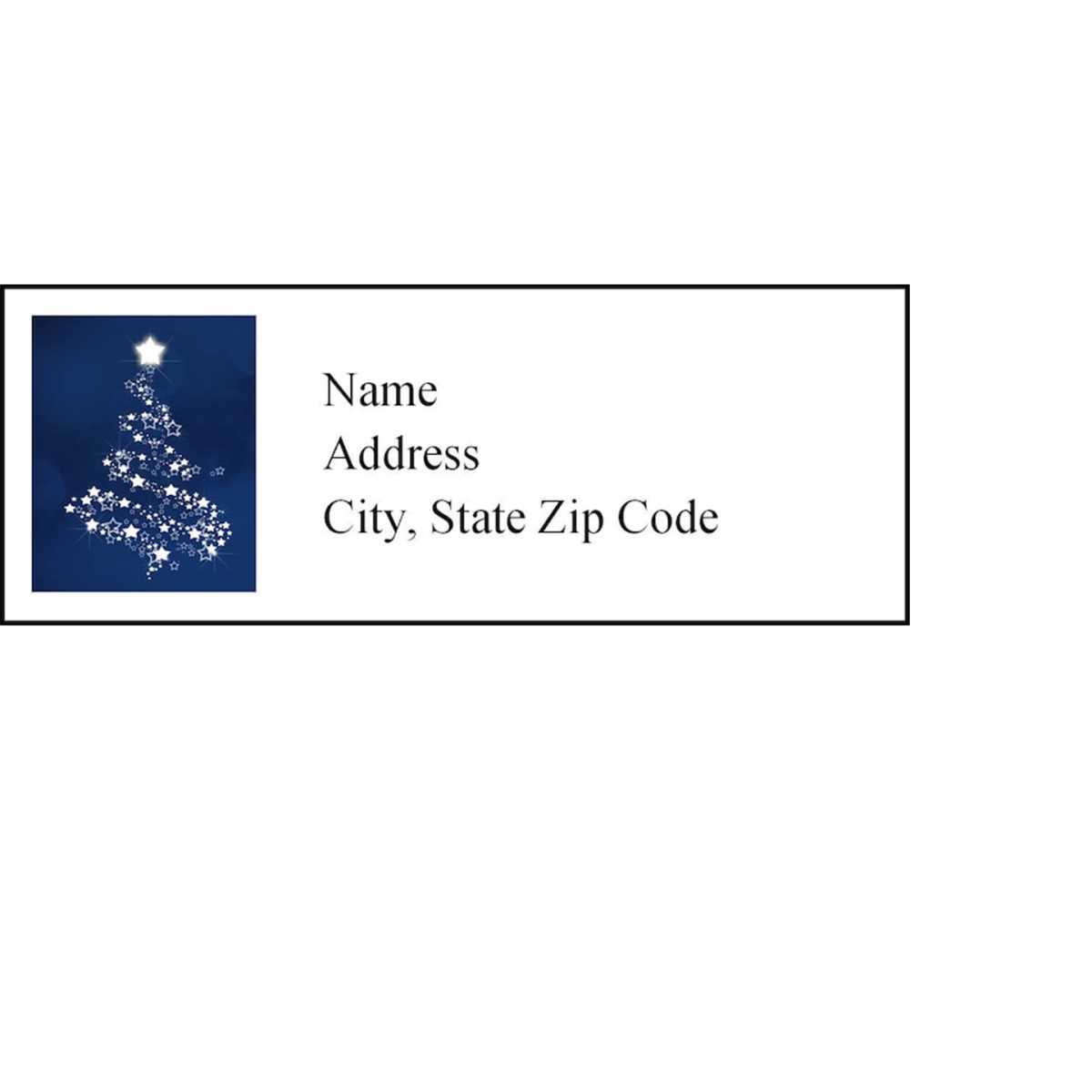 Address Label Template Editable Printable PDF Download Blue | Inspire ...