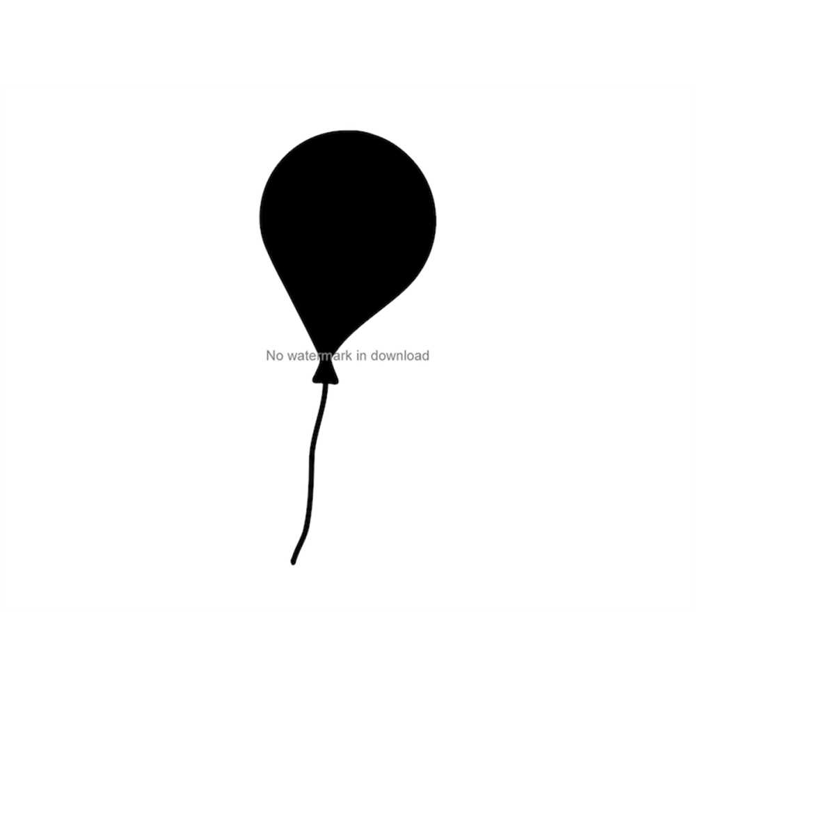 Balloon Svg Cut File, Balloon Png Clip Art, Balloon Pdf Imag | Inspire ...
