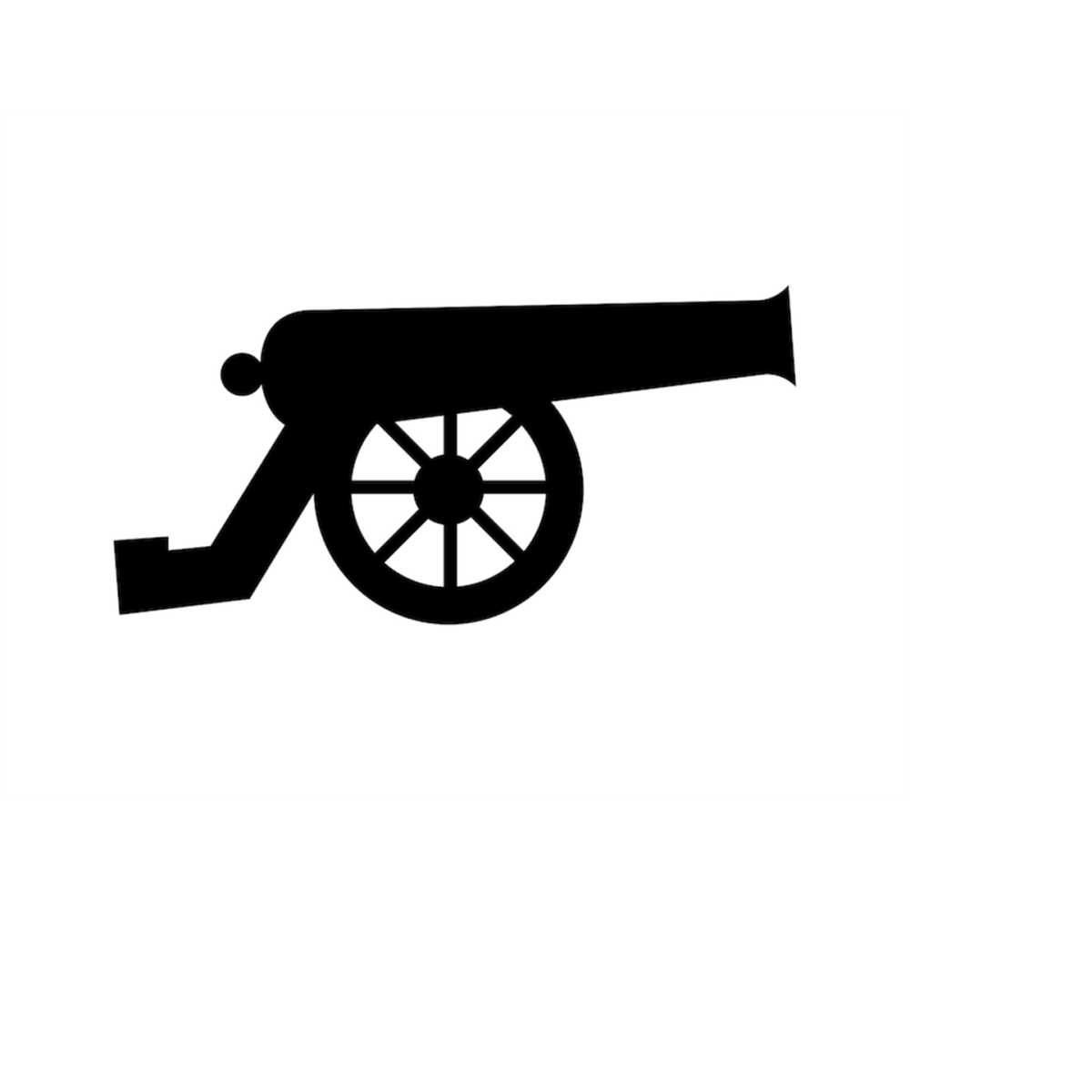 Cannon Svg Military Svg War Svg Cut File, Cannon Silhouette - Inspire ...