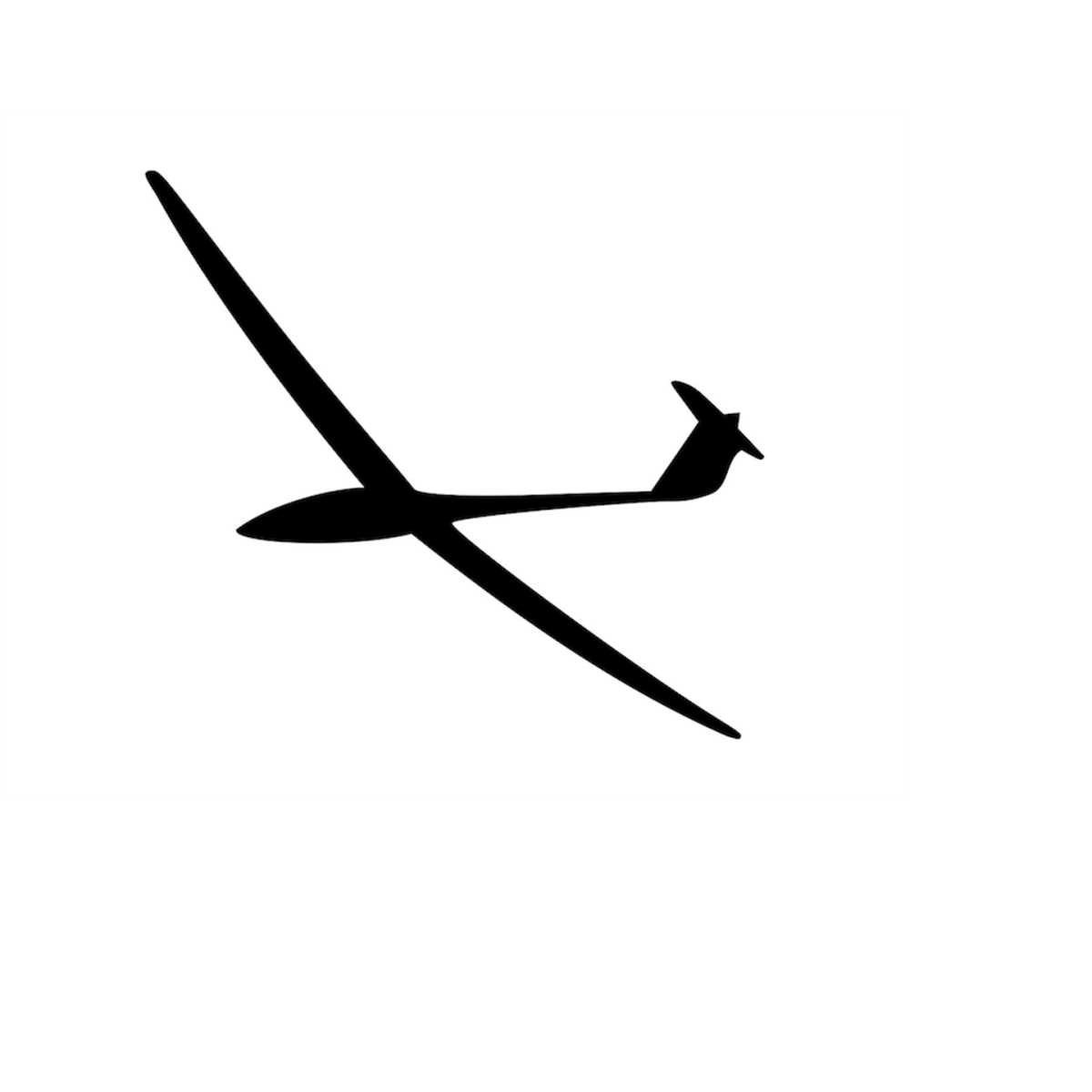 Glider Svg Plane Svg Boys Room Silhouette Glider Plane Clipa - Inspire ...