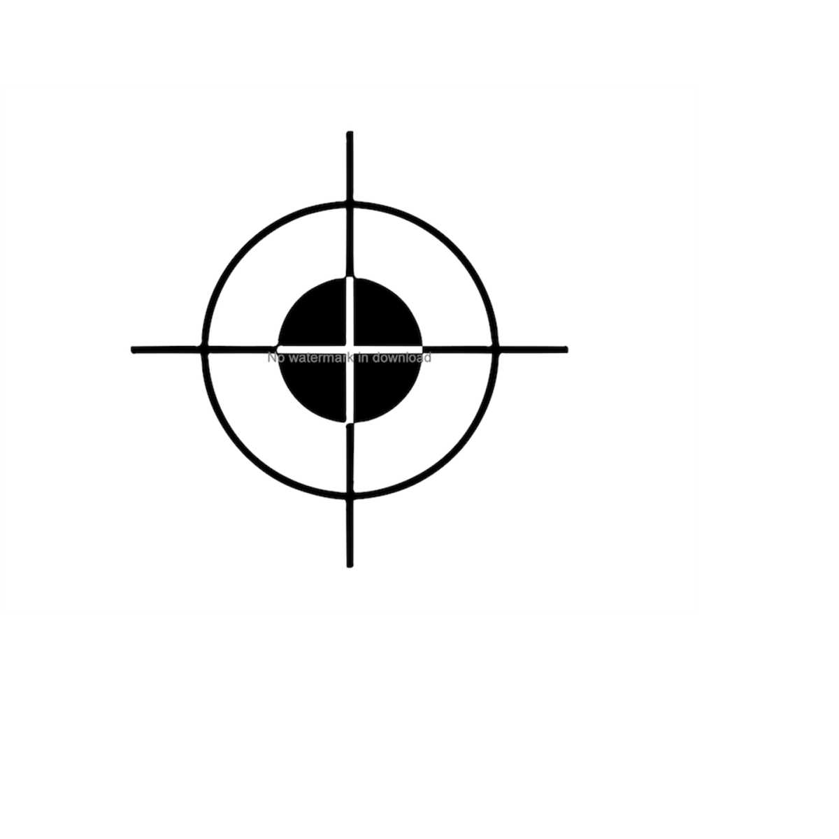 Crosshair Svg Clipart Image, Crosshair Scrapbooking Image, C - Inspire ...