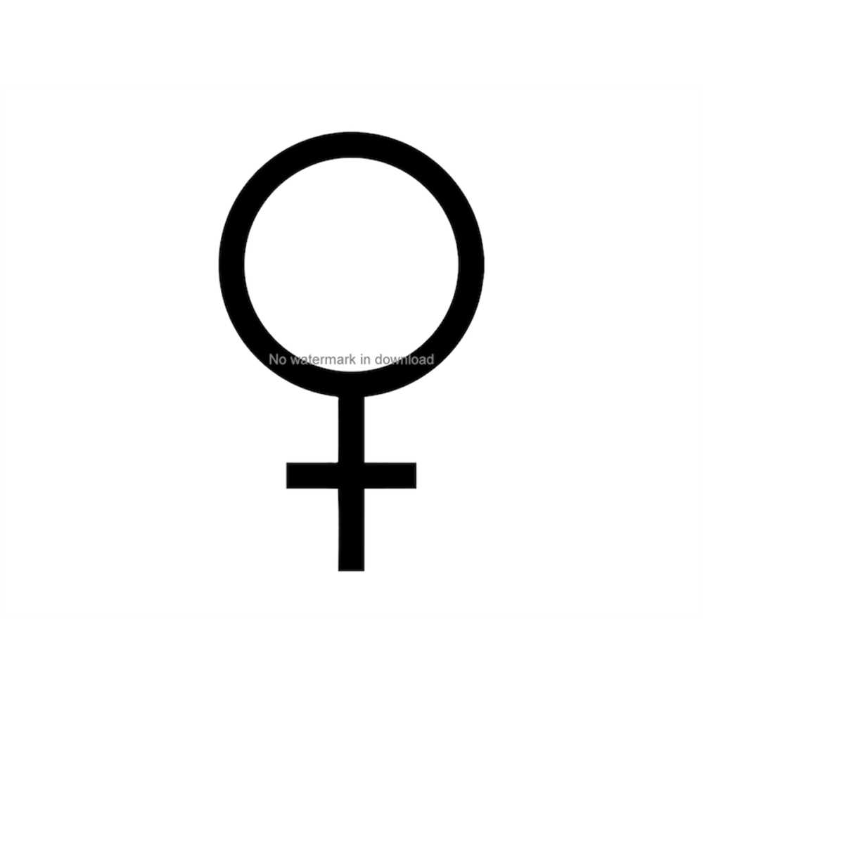 Female Symbol Svg Digital Cut File Female Gender Symbol Iron | Inspire ...