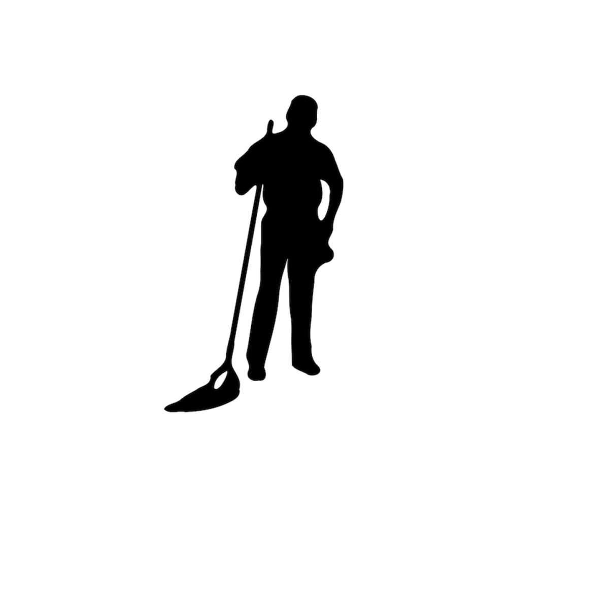 Janitor Svg Cleaning Man Clipart Cutting File Template Clip - Inspire ...