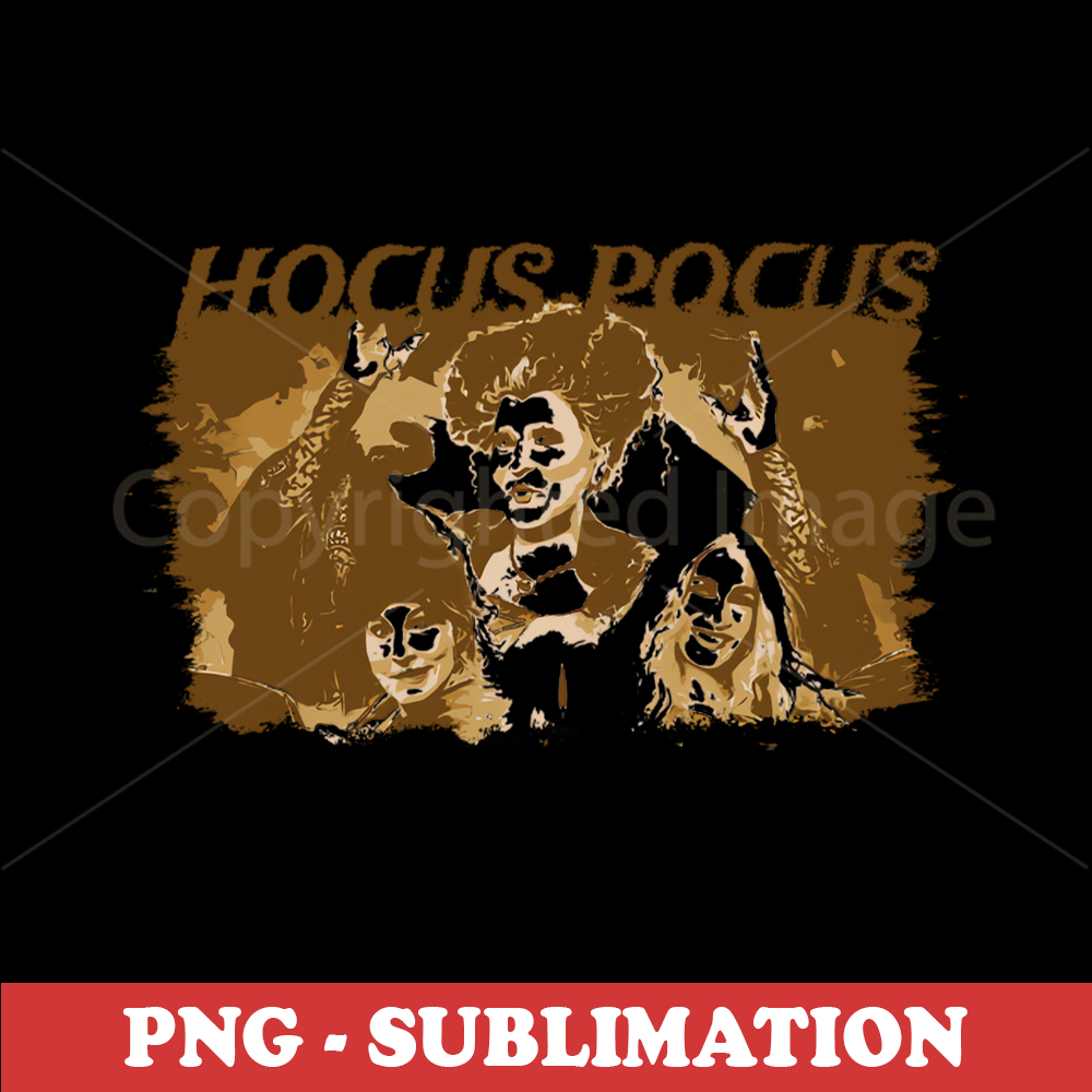 Hocus Pocus Vintage PNG Digital Download File - Sanderson Si - Inspire ...