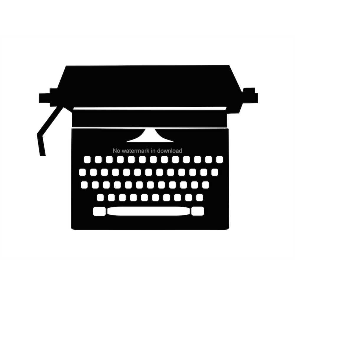 Vintage Typewriter Image Svg, Manual Typewriter Svg Dxf Png - Inspire ...