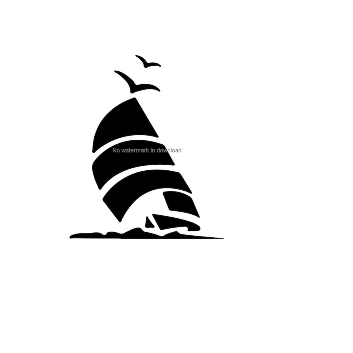 Boat Svg Instant Download, Sail Boat Vector Files, sailboat | Inspire ...