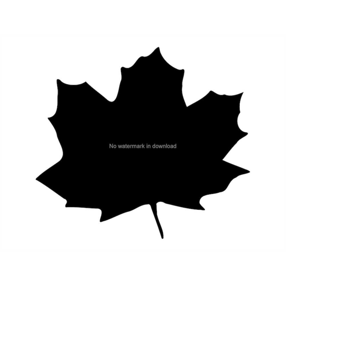 Maple Leaf Cut File, Svg Dxf Cut File, Leaf Clipart Image, M - Inspire ...
