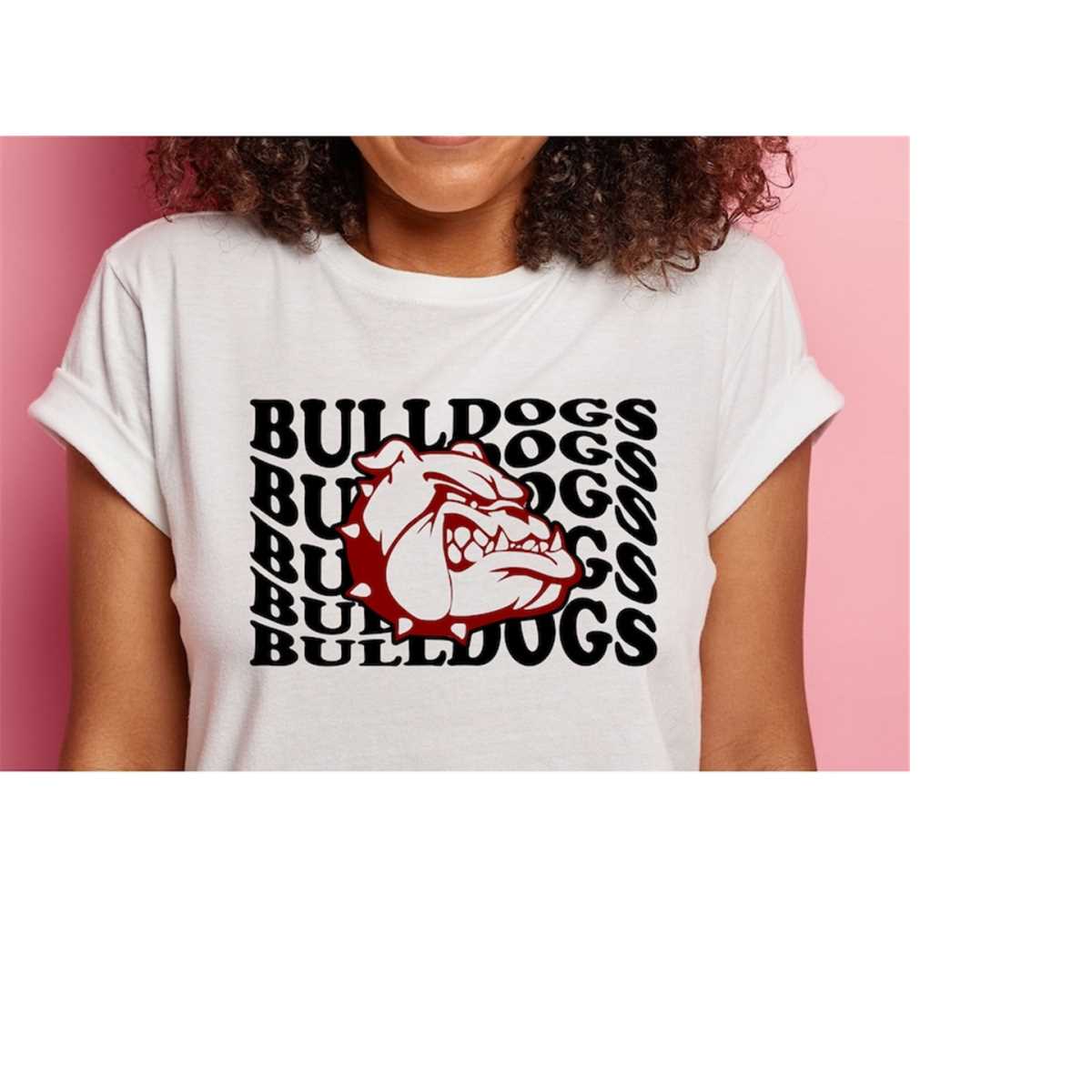 Bulldogs Sports Team svg | Bulldogs svg | Wavy Design |SVG | Inspire Uplift