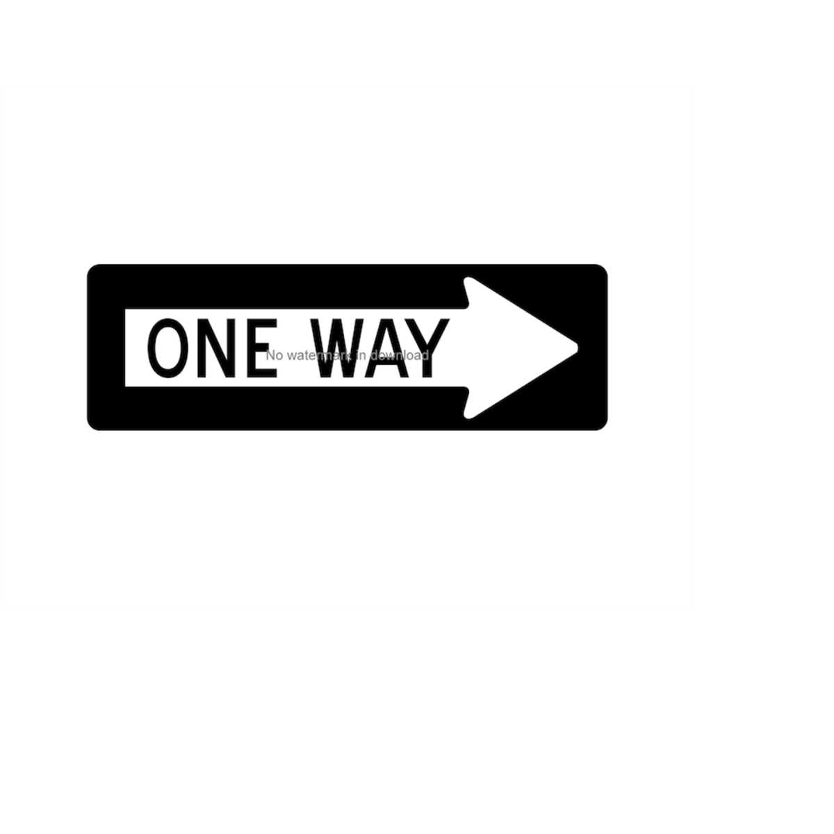 One Way Printable Clipart, One Way Files For Cutting, One Wa | Inspire ...