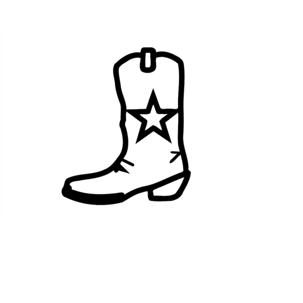 Cowboy Boot Svg Western Boot Svg Cowboy Boot Dxf Western Boo | Inspire ...