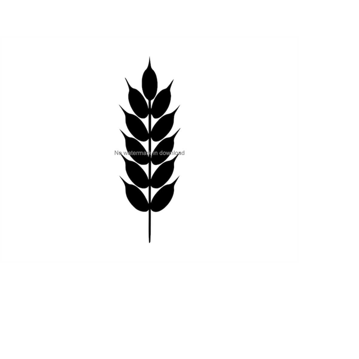 Wheat Vector, Wheat Cutting Clipart, Wheat Silhouette Files, | Inspire ...