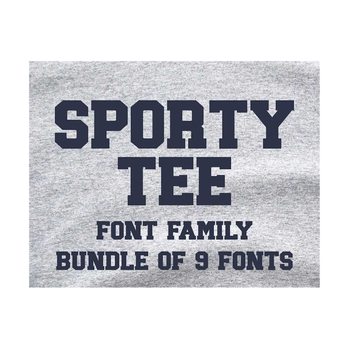 JP Sporty Tee Font Family - Sport Font Bundle - otf - ttf - | Inspire Uplift