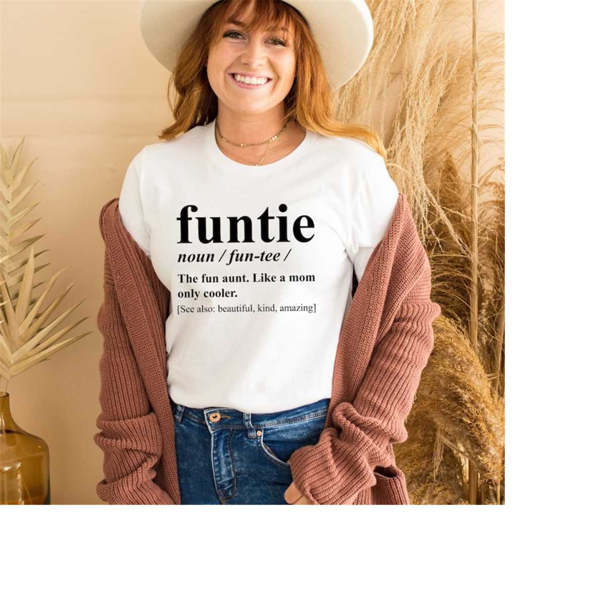 Funtie Shirt, Shirts For Aunts, Funny Aunt Shirts, Favorite | Inspire ...