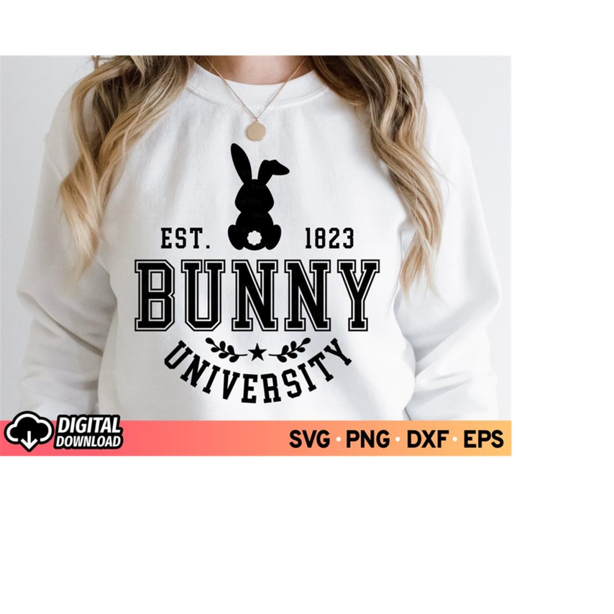 Bunny University SVG, Funny Easter Bunny Svg Shirt, Happy Ea | Inspire ...