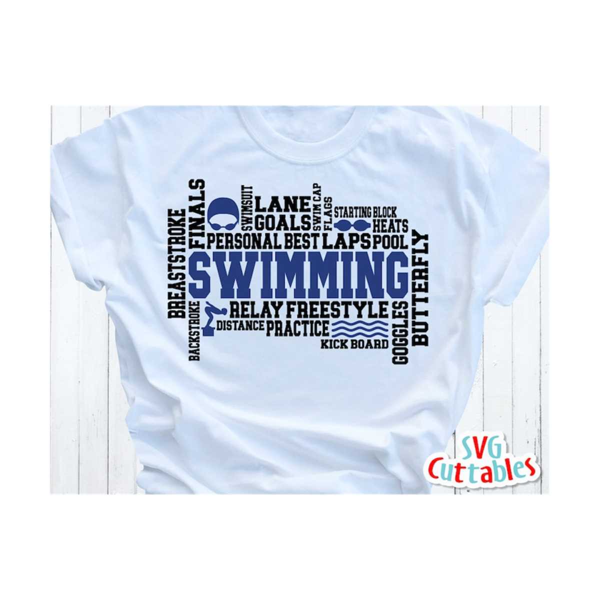Swimming svg - Swim - Word Art svg - eps - dxf - Subway Art - Inspire ...