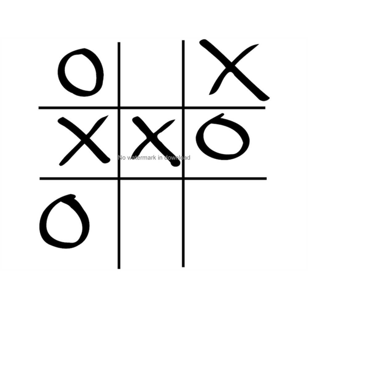 Tic Tac Toe Svg Bundle, Tic Tac Toe Cutting File, Tic Tac To - Inspire ...