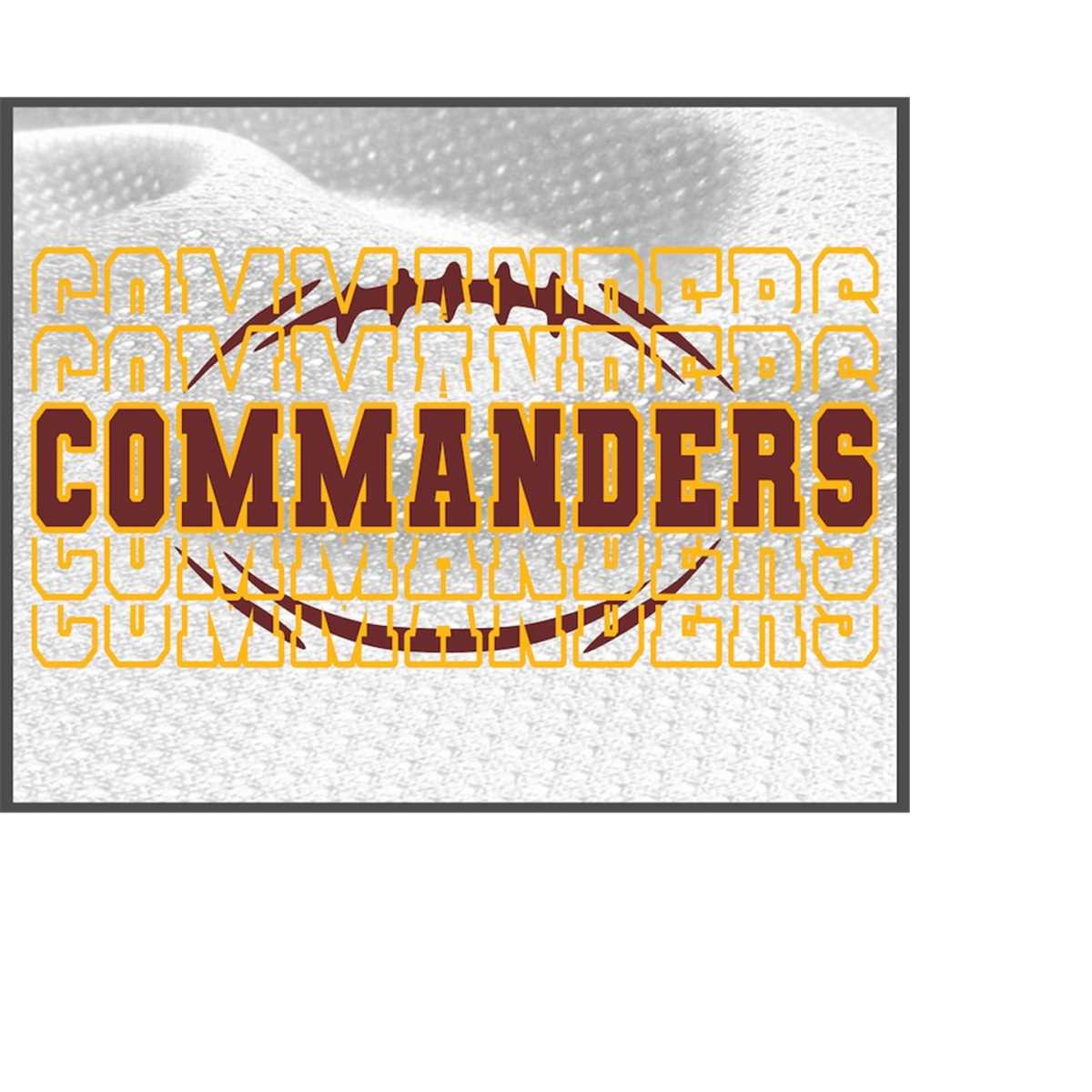 Commanders Football Stacked Letters svg | Commanders svg | F - Inspire ...