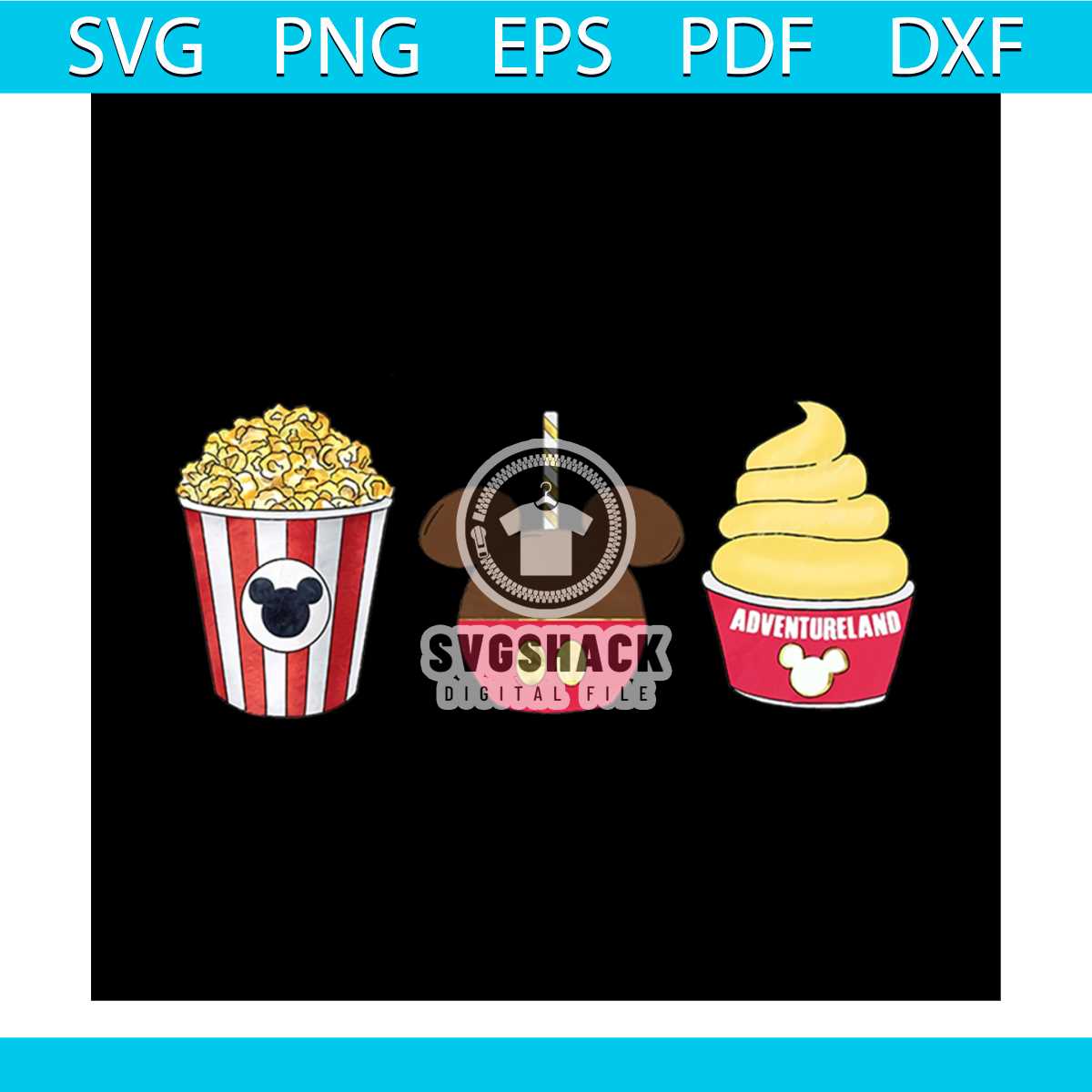 The Happiest Snacks On Earth Svg, Mickeys Svg, Disney Svg, D | Inspire ...