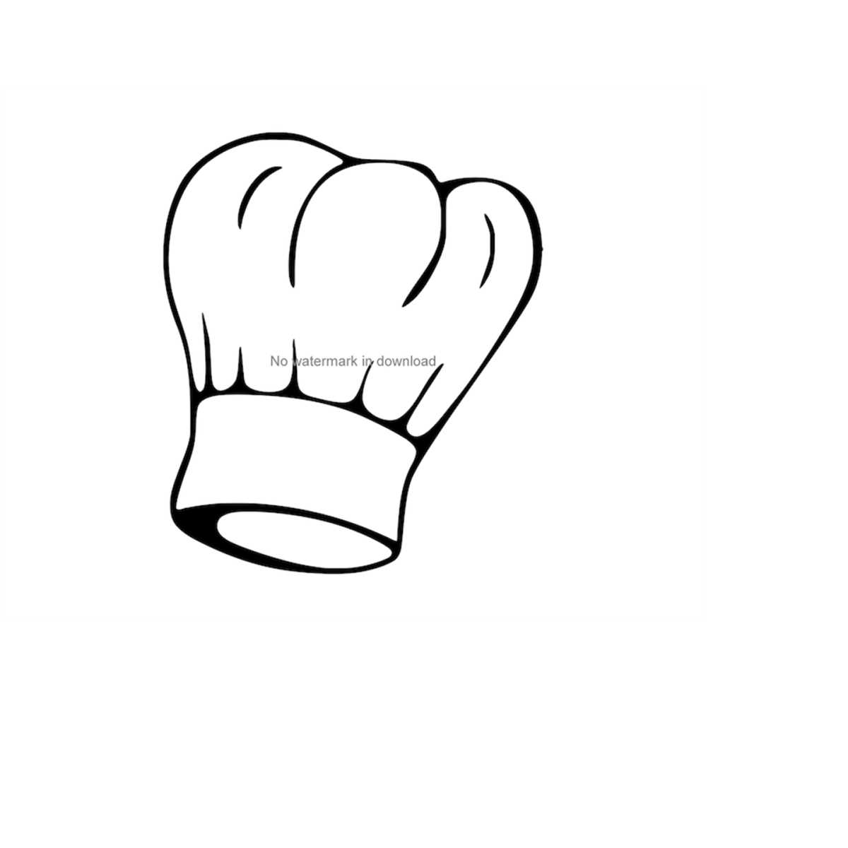 Chefs Hat Clipart Svg, Cooks Hat Svg Cutting Cut File, Chefs - Inspire ...