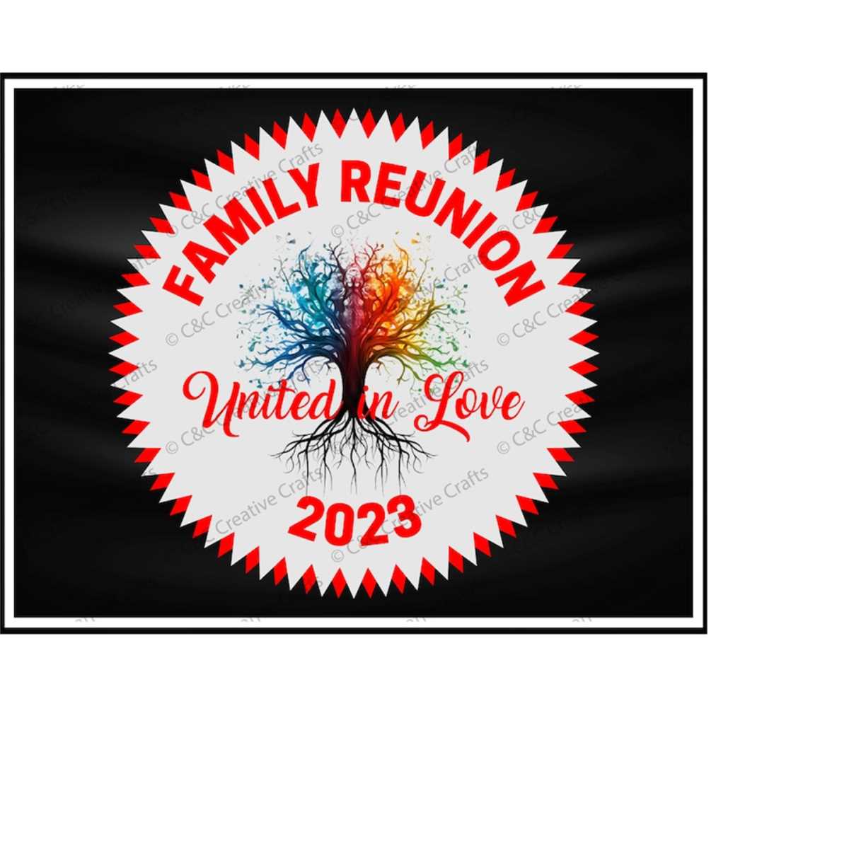 Family Reunion-United in Love Sublimation Digital Download, | Inspire ...
