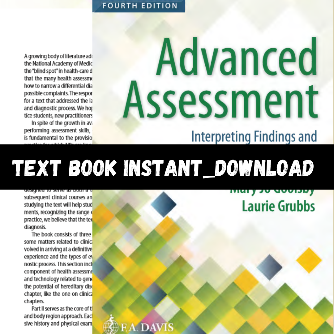 2023 TextBook for Advanced Assessment Interpreting Findings | Inspire ...