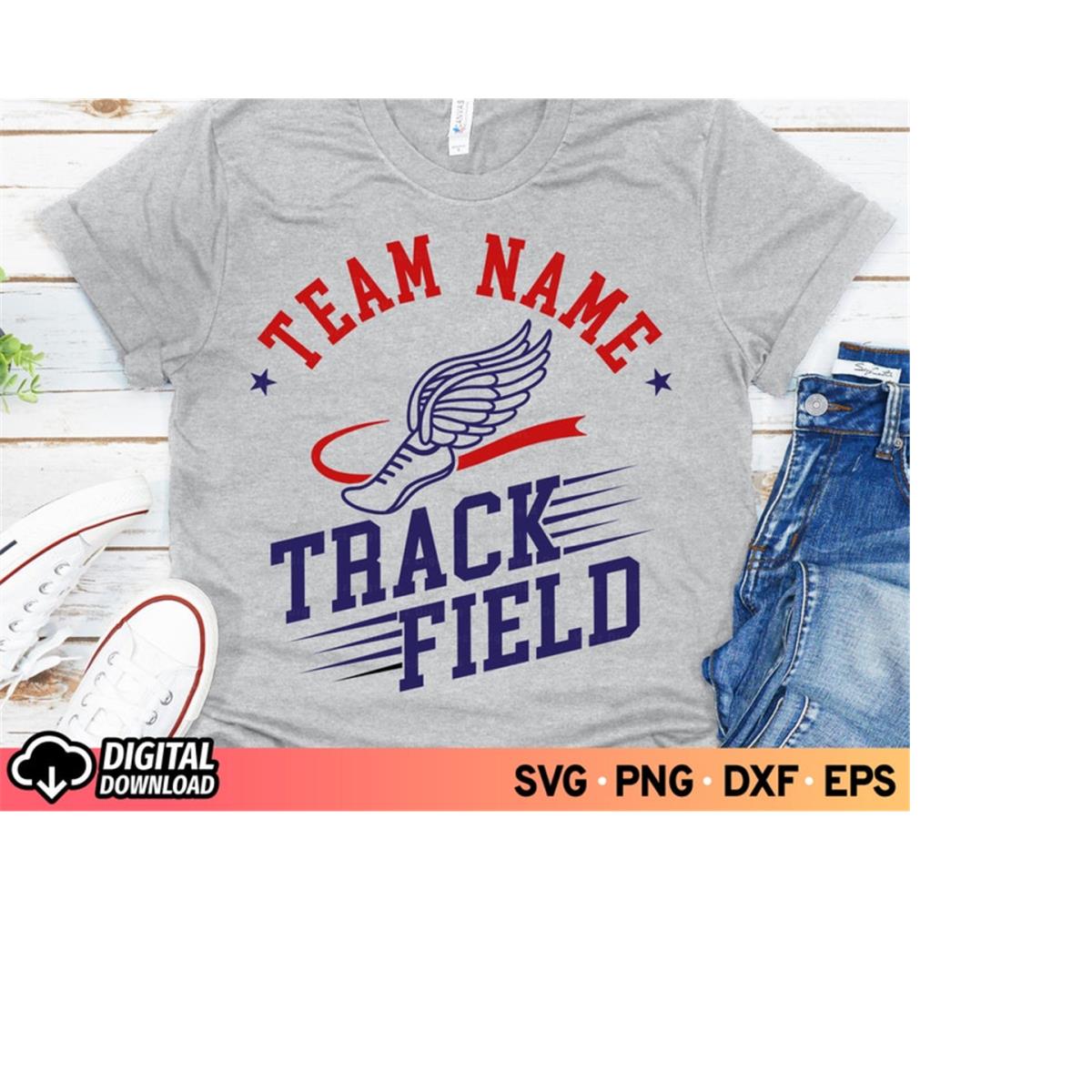 Track and Field SVG and PNG, Mom Track Svg, Track Wings Svg, - Inspire ...