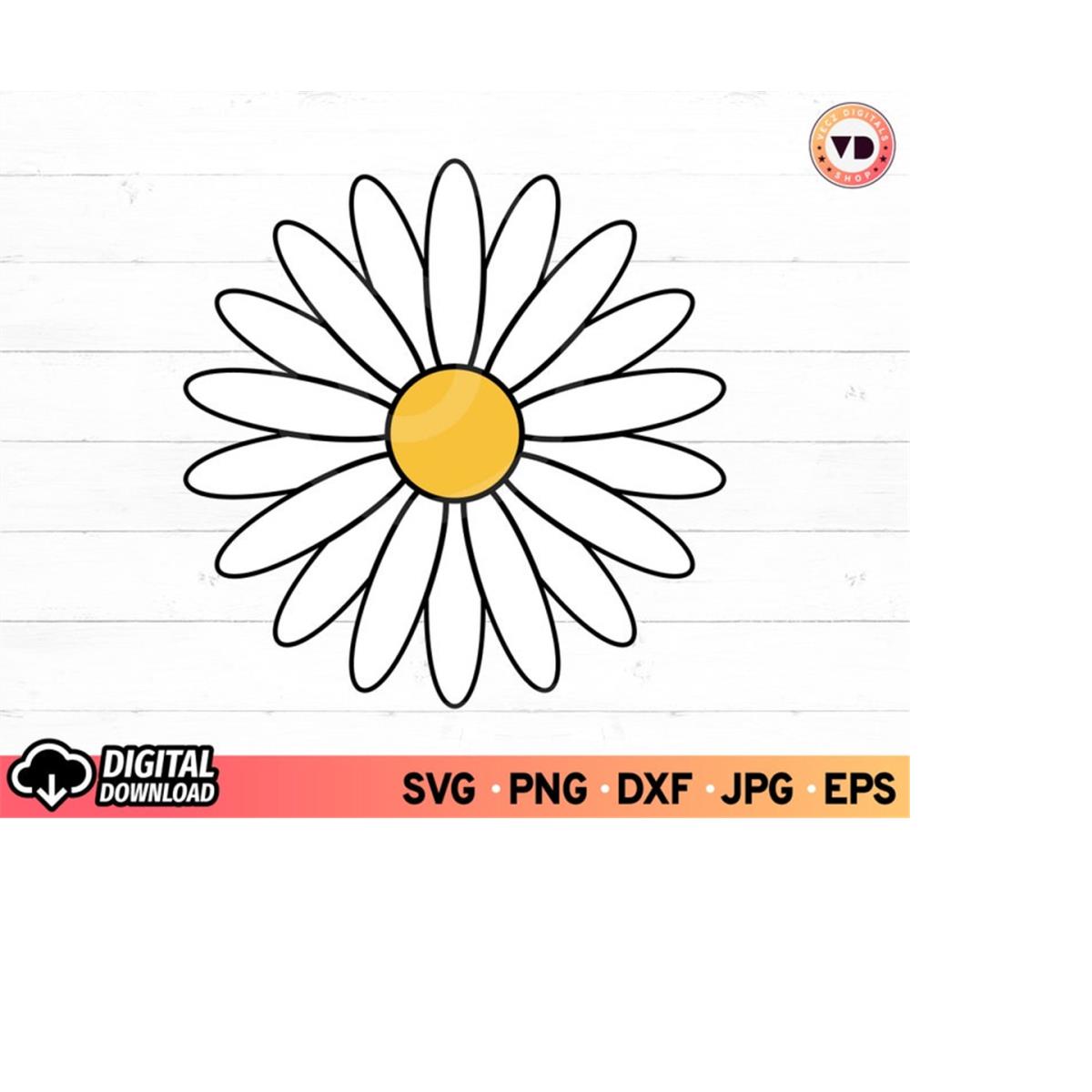 Daisy SVG, Daisy Flower SVG, Floral, Daisy Clipart, Daisies | Inspire ...